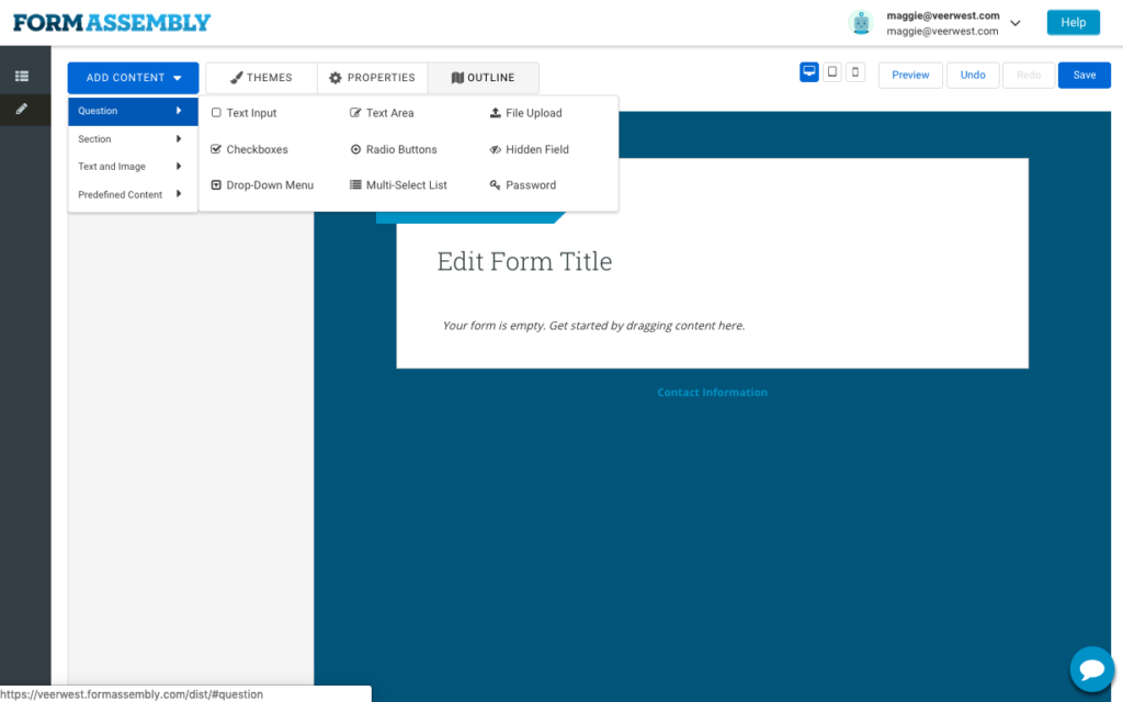 How to Build a Website Form Using FormAssembly - Best Practices