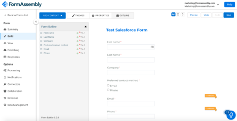 Salesforce Forms - How to Build without Code | FormAssembly