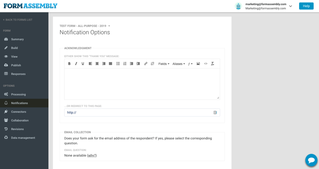 Form Redirect, Notifications & Formulas Use Cases